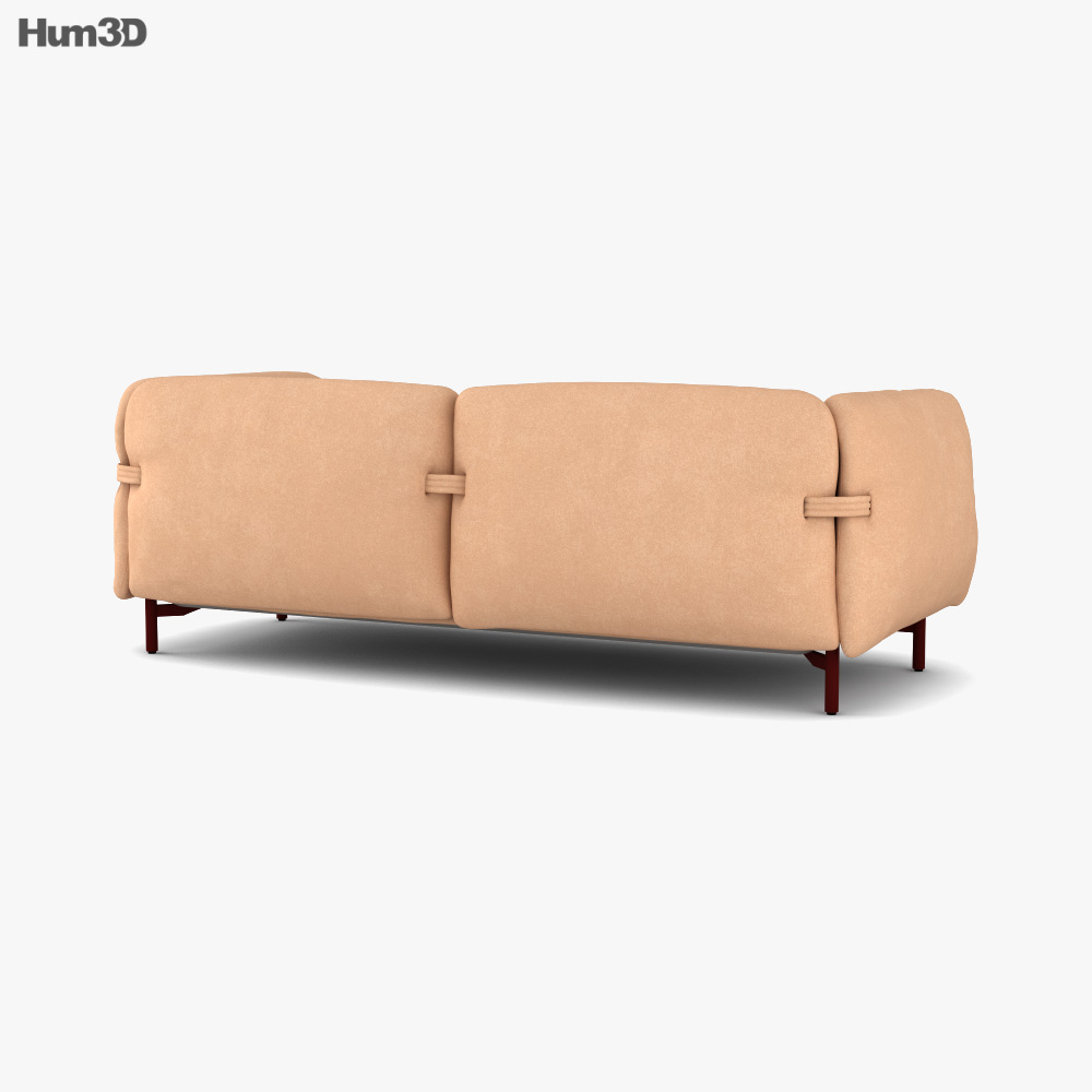 Moroso Belt Sofa 3D model - Download in MAX, OBJ, FBX, C4D