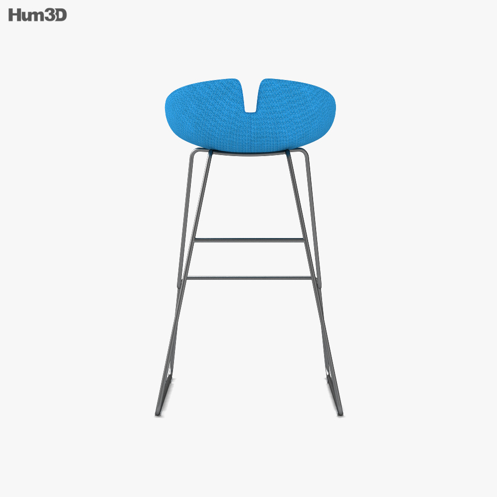 Moroso Fjord Bar stool 3D model - Download in MAX, OBJ, FBX, C4D