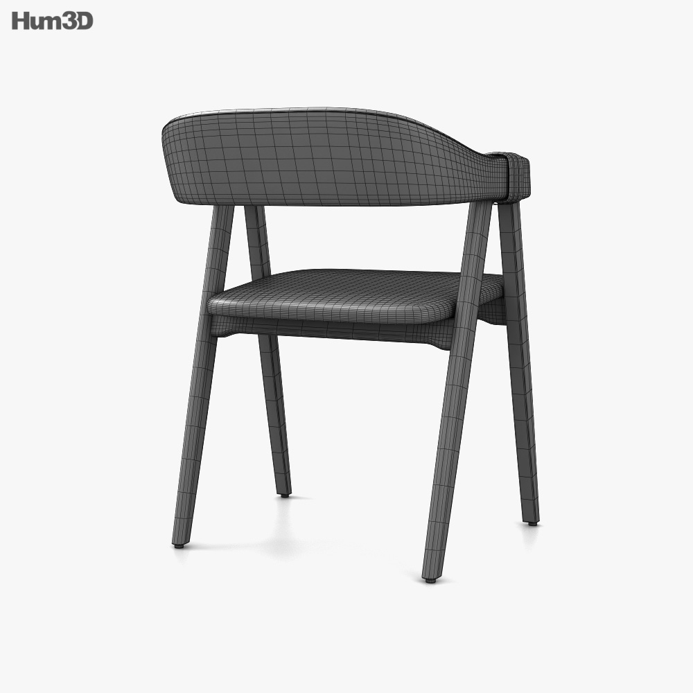 Moroso Mathilda Chair 3D model - Download in MAX, OBJ, FBX, C4D