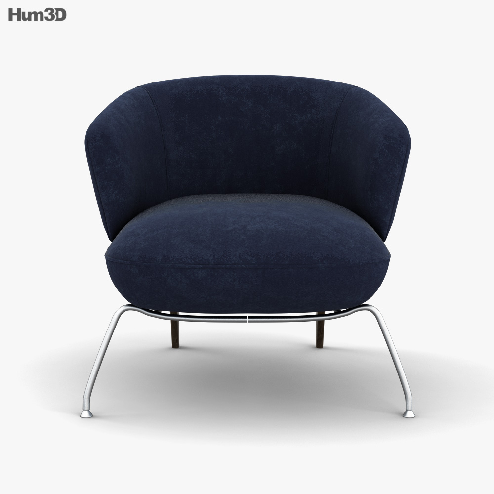 Natuzzi Penelope Armchair 3D model - Download in MAX, OBJ, FBX, C4D