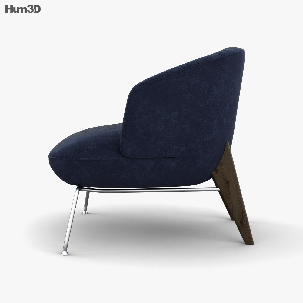 Natuzzi Penelope Armchair 3D model - Download in MAX, OBJ, FBX, C4D