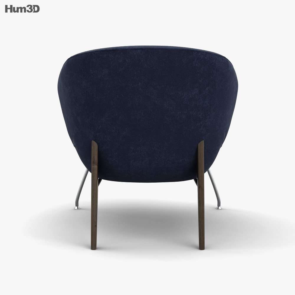 Natuzzi Penelope Armchair 3D model - Download in MAX, OBJ, FBX, C4D
