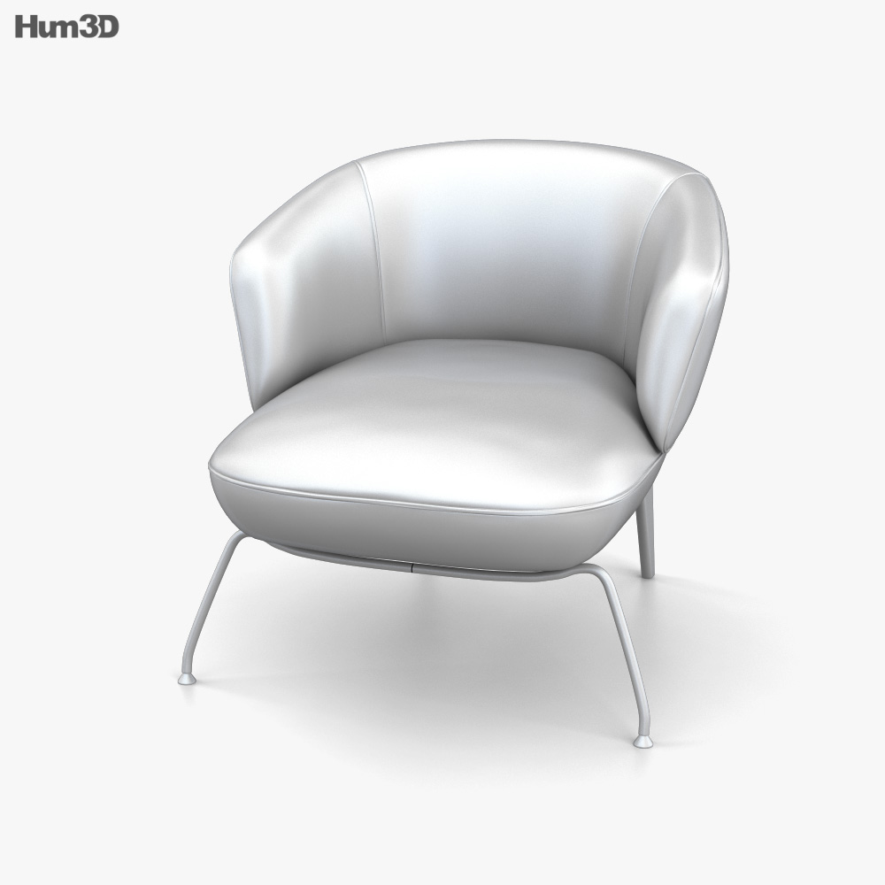 Natuzzi Penelope Armchair 3D model - Download in MAX, OBJ, FBX, C4D
