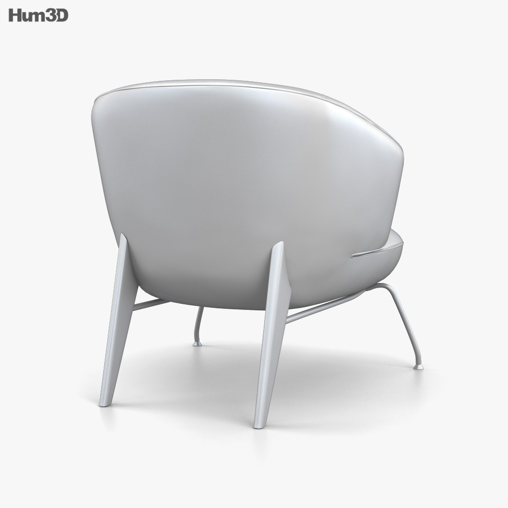 Natuzzi Penelope Armchair 3D model - Download in MAX, OBJ, FBX, C4D