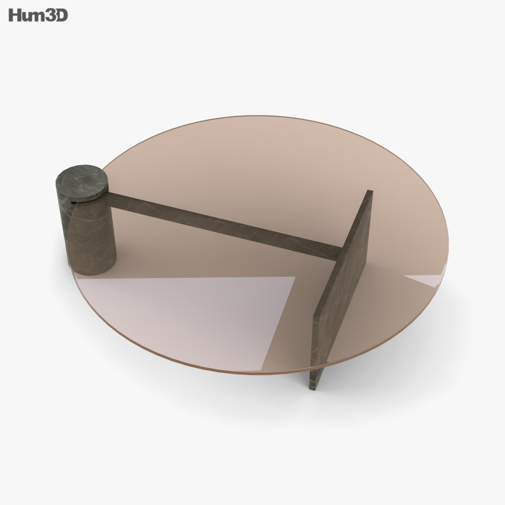 Natuzzi Frost Coffee table 3D model - Download in MAX, OBJ, FBX, C4D