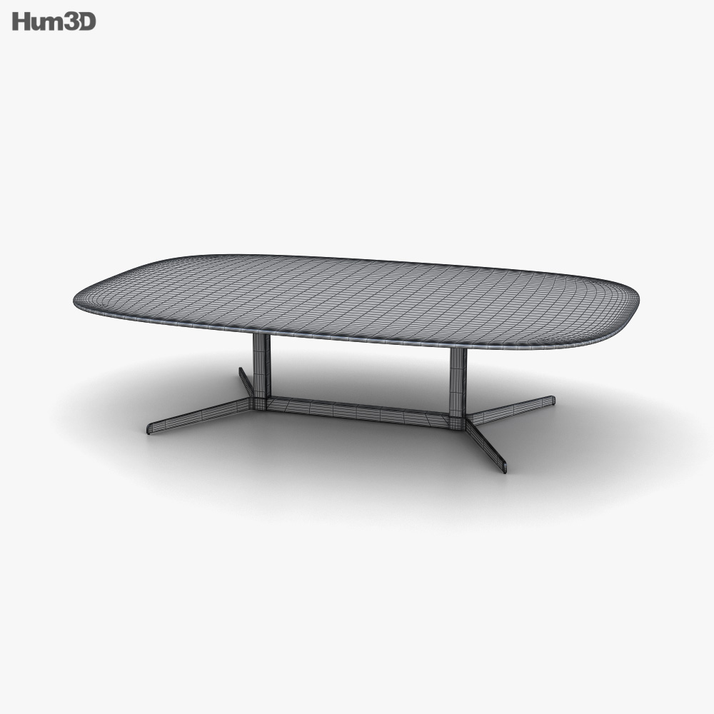 Natuzzi Campus Table 3D model - Download in MAX, OBJ, FBX, C4D