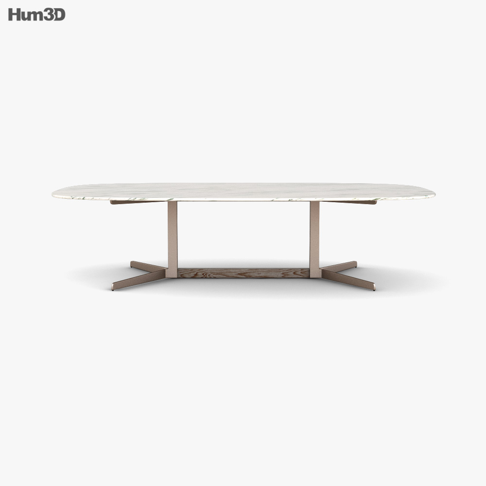 Natuzzi Campus Table 3D model - Download in MAX, OBJ, FBX, C4D