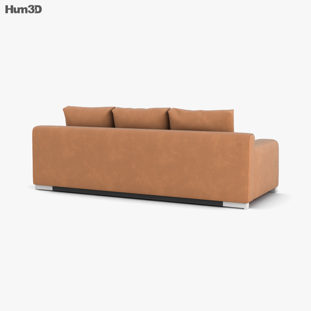 Natuzzi Leaf Sofa 3D model - Download in MAX, OBJ, FBX, C4D