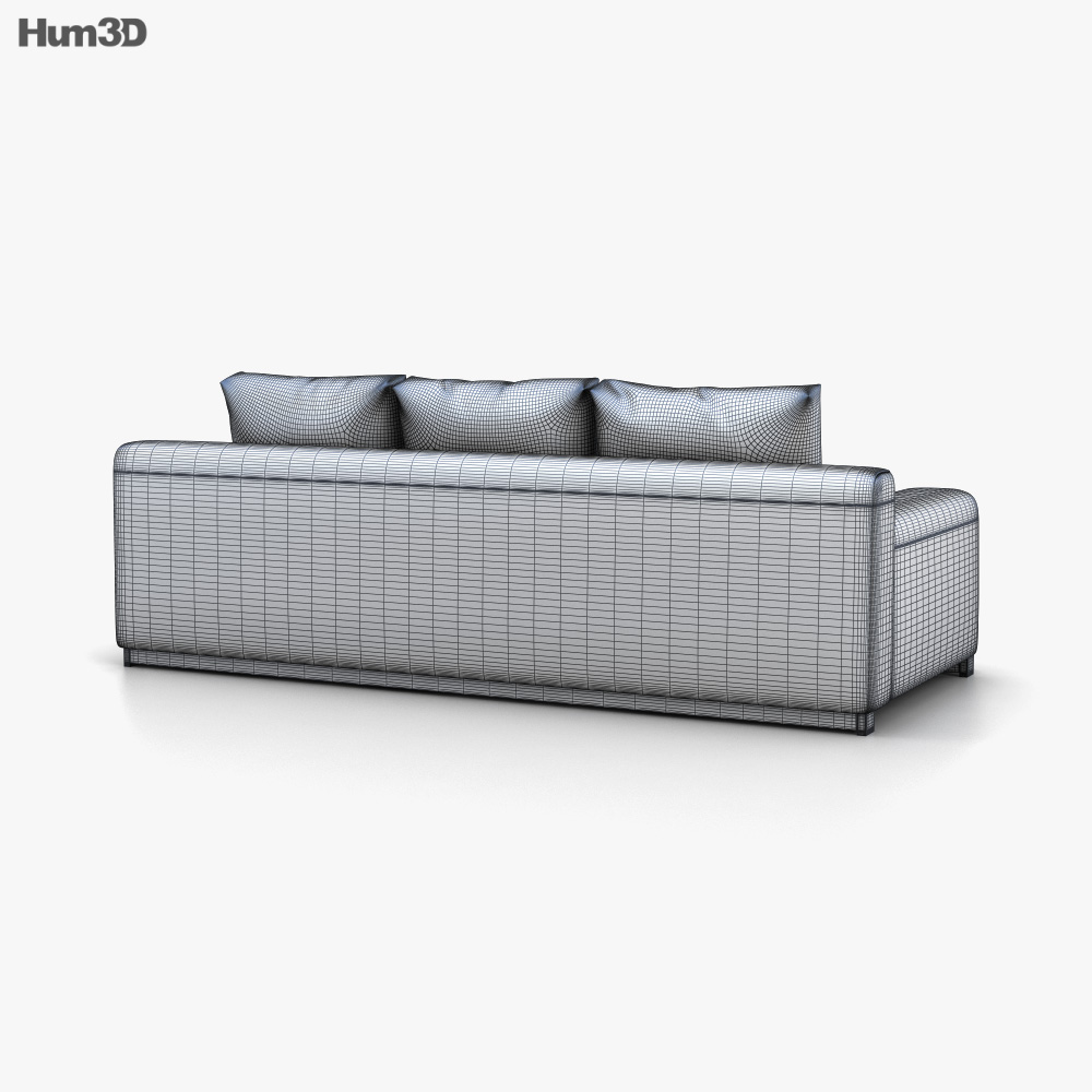 Natuzzi Leaf Sofa 3D model - Download in MAX, OBJ, FBX, C4D