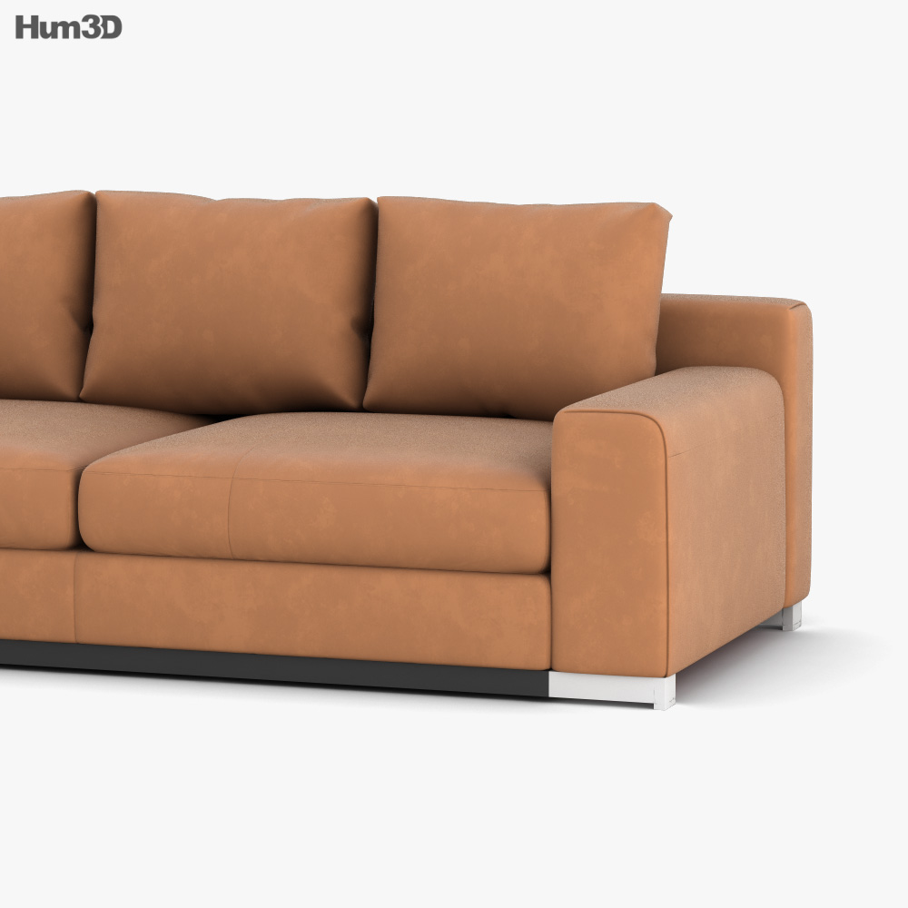 Natuzzi Leaf Sofa 3D model - Download in MAX, OBJ, FBX, C4D