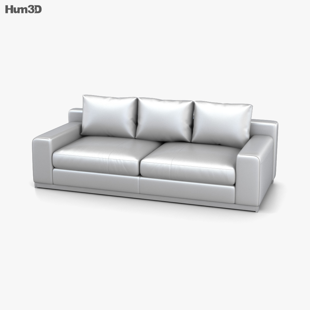 Natuzzi Leaf Sofa 3D model - Download in MAX, OBJ, FBX, C4D