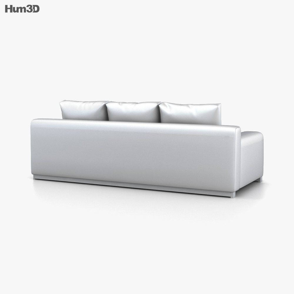 Natuzzi Leaf Sofa 3D model - Download in MAX, OBJ, FBX, C4D