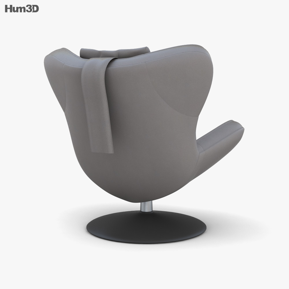 Natuzzi Sound Armchair 3D model - Download in MAX, OBJ, FBX, C4D