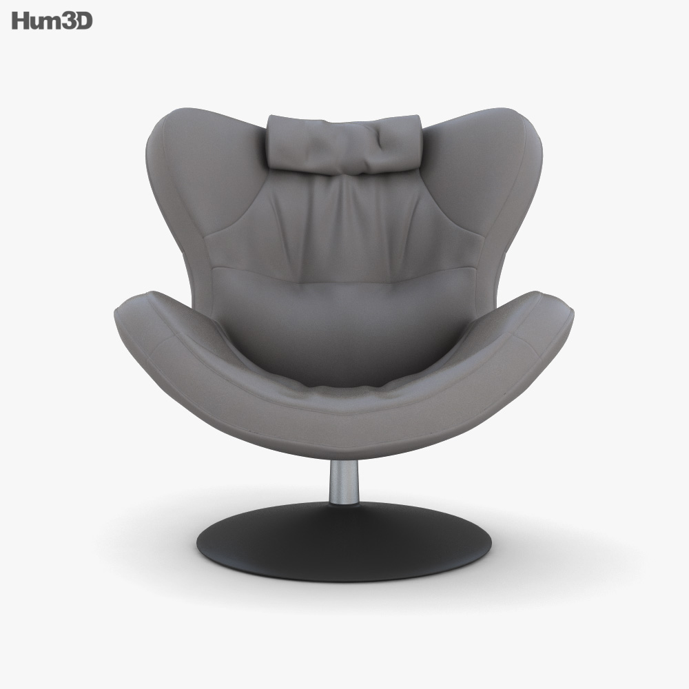 Natuzzi Sound Armchair 3D model - Download in MAX, OBJ, FBX, C4D