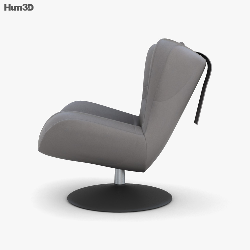 Natuzzi Sound Armchair 3D model - Download in MAX, OBJ, FBX, C4D