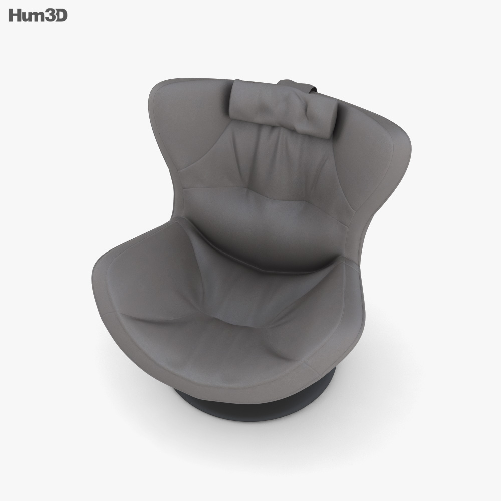 Natuzzi Sound Armchair 3D model - Download in MAX, OBJ, FBX, C4D
