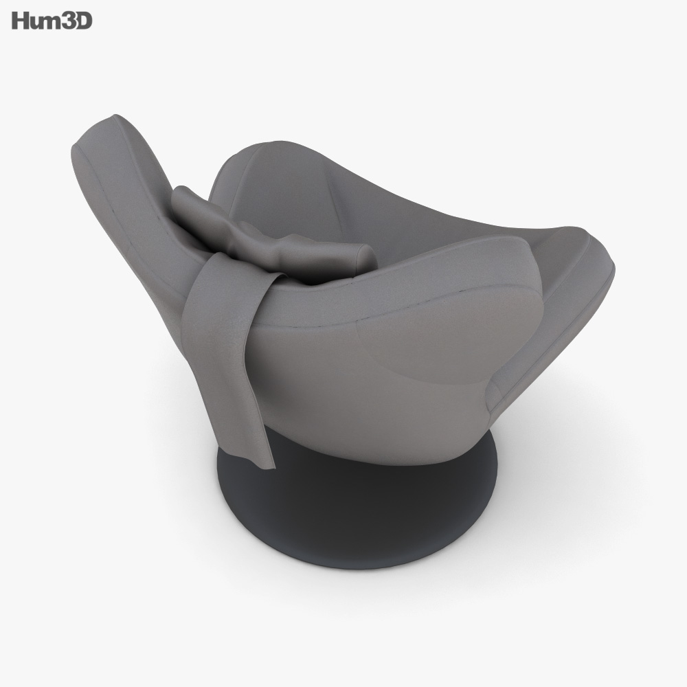 Natuzzi Sound Armchair 3D model - Download in MAX, OBJ, FBX, C4D