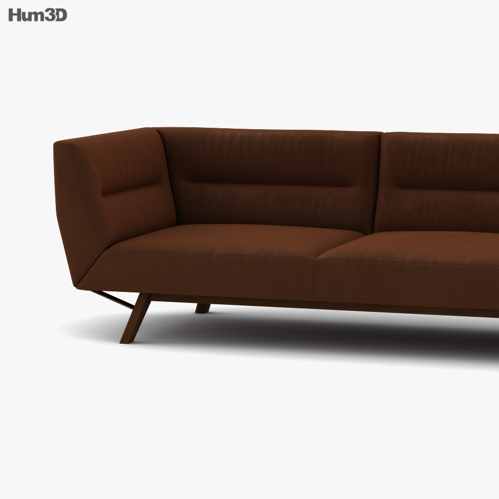 Natuzzi Positano Sofa 3D model - Download in MAX, OBJ, FBX, C4D