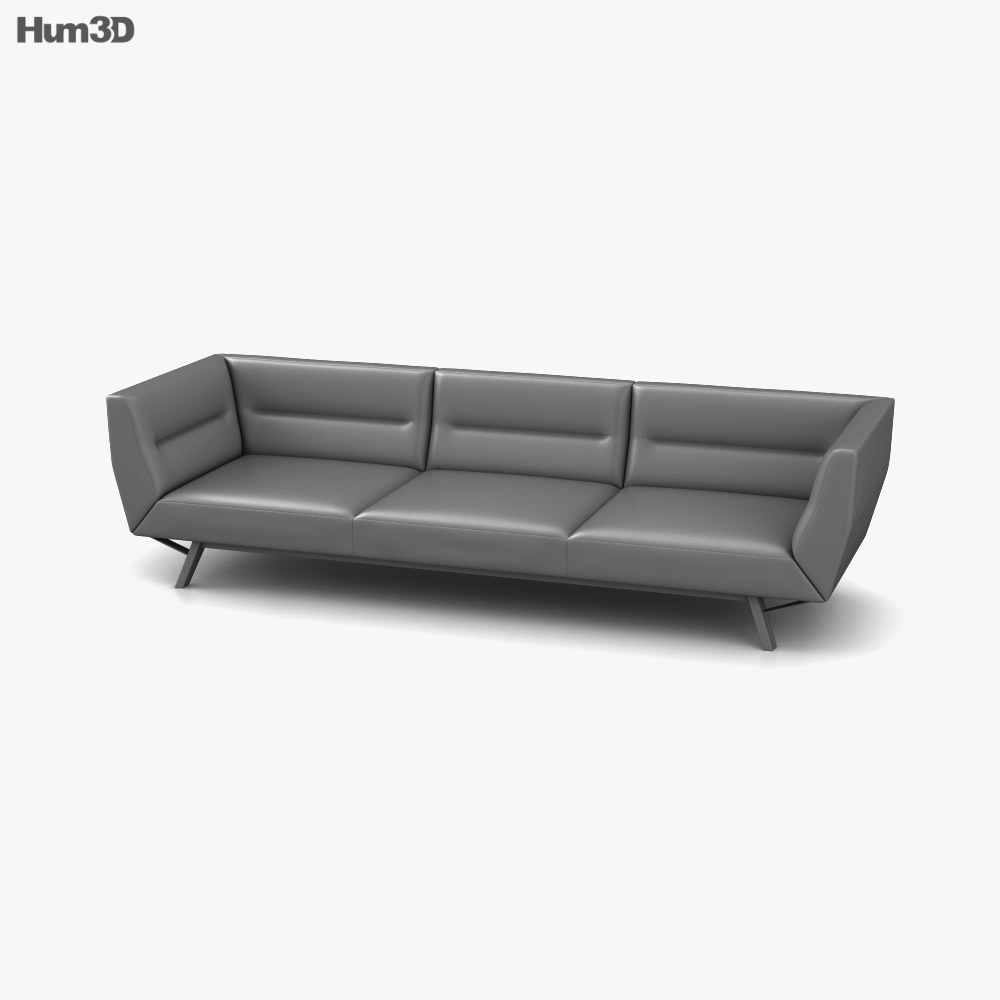 Natuzzi Positano Sofa 3D model - Download in MAX, OBJ, FBX, C4D
