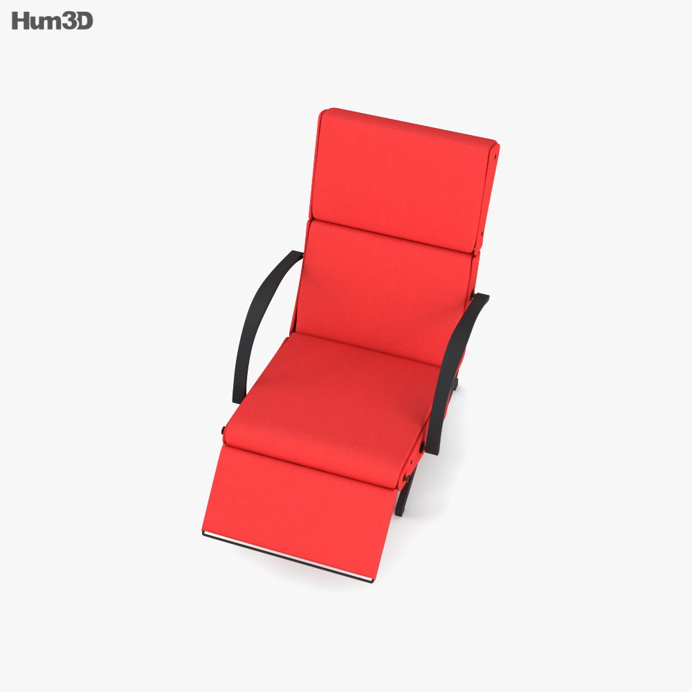 Osvaldo Borsani P40 Armchair 3D model - Download in MAX, OBJ, FBX, C4D