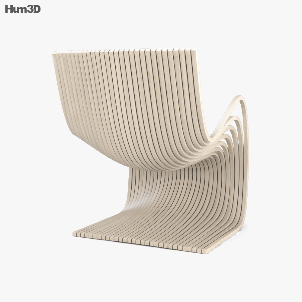 Piegatto Pipo Chair 3D model - Download in MAX, OBJ, FBX, C4D