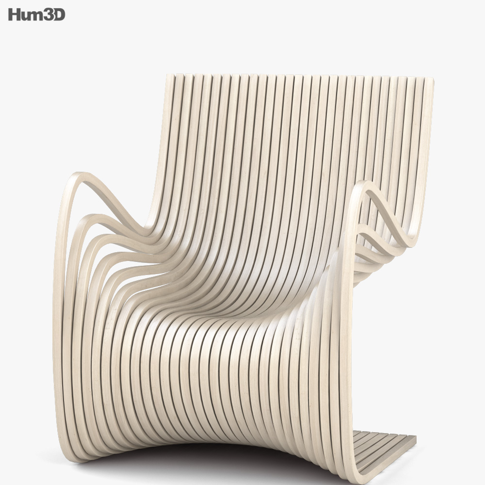 Piegatto Pipo Chair 3D model - Download in MAX, OBJ, FBX, C4D