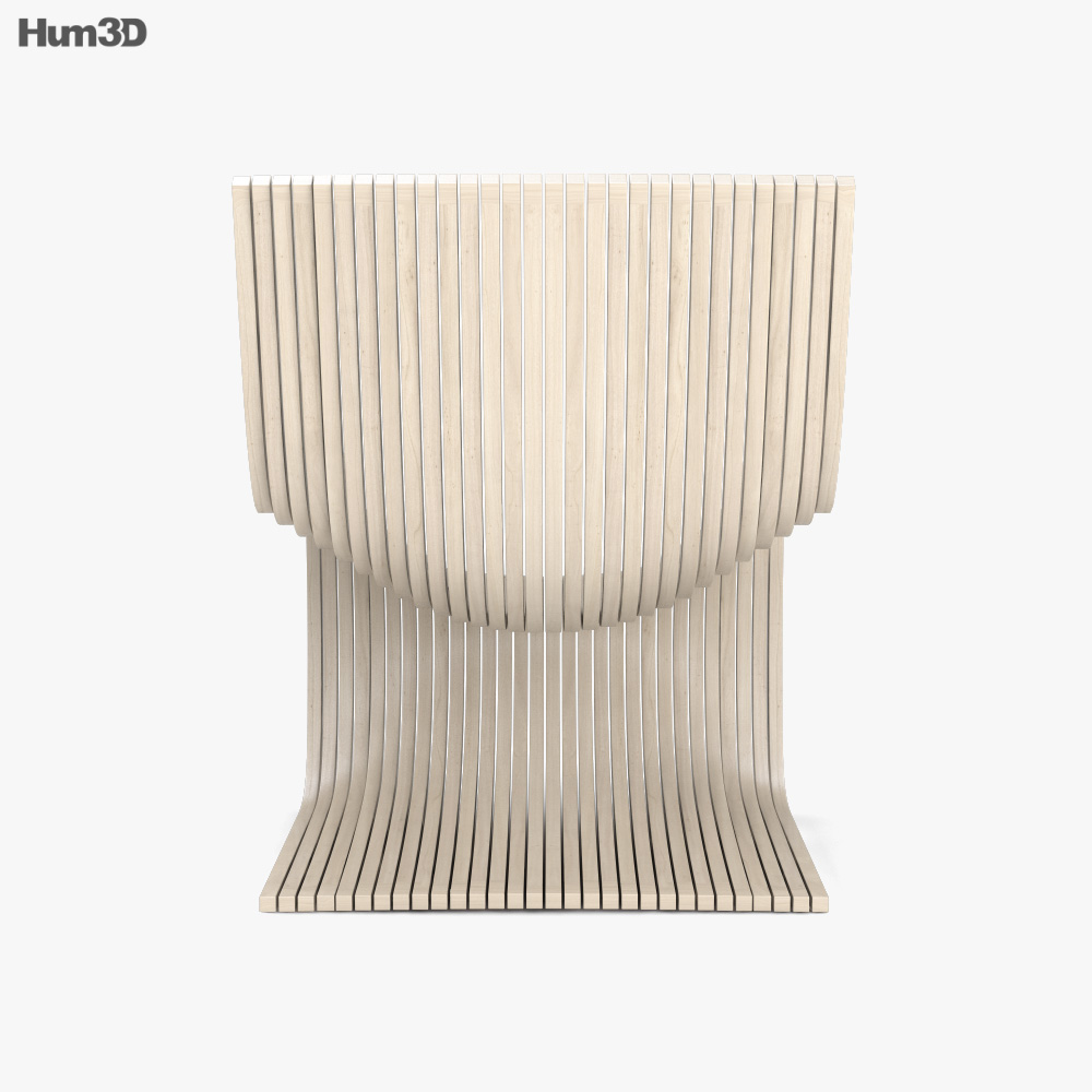 Piegatto Pipo Chair 3D model - Download in MAX, OBJ, FBX, C4D