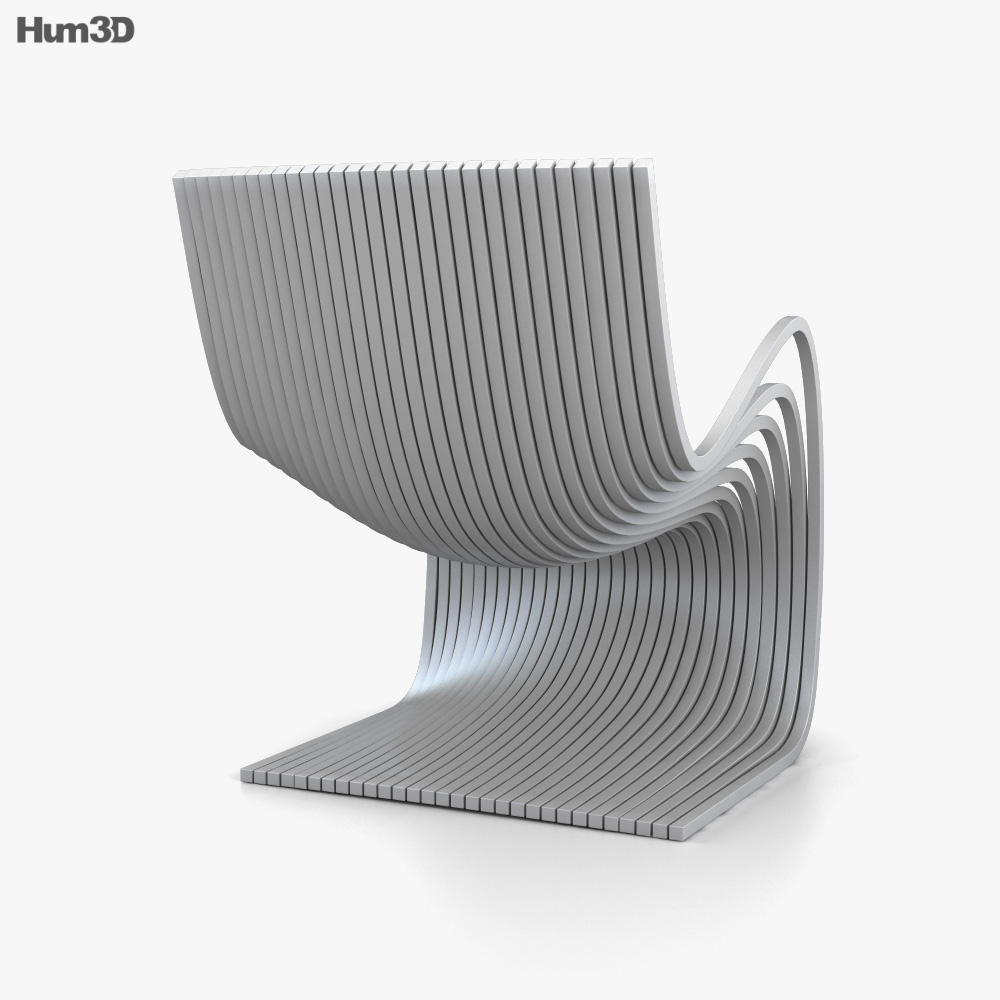 Piegatto Pipo Chair 3D model - Download in MAX, OBJ, FBX, C4D