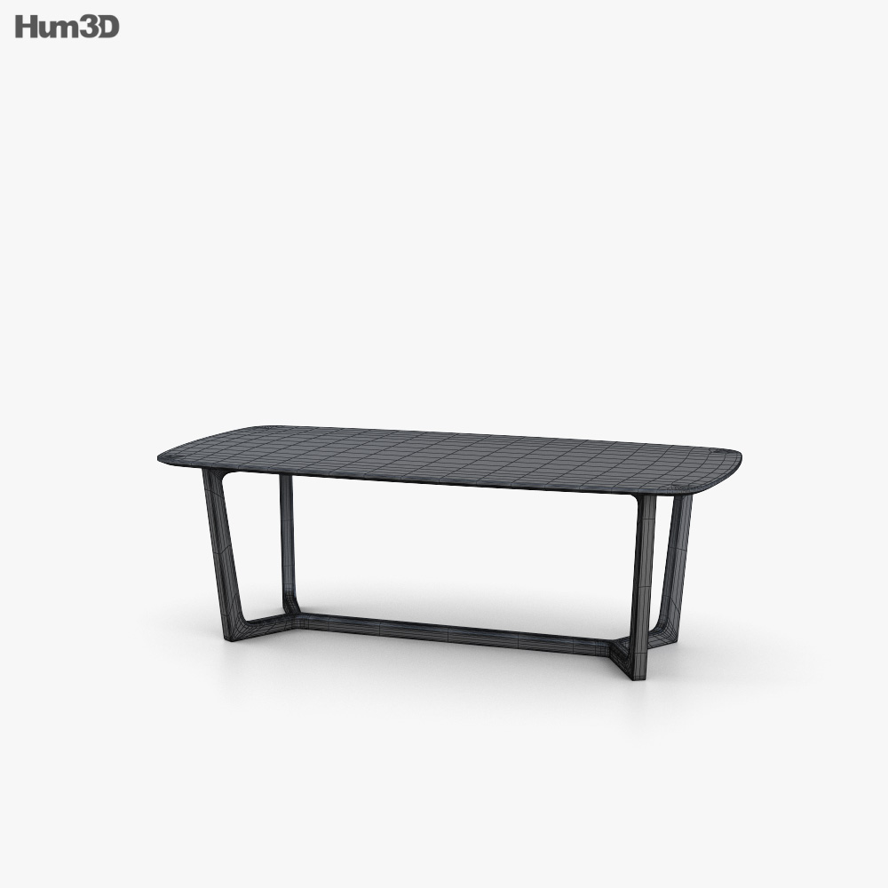 Poliform Concorde Table 3D model - Download in MAX, OBJ, FBX, C4D
