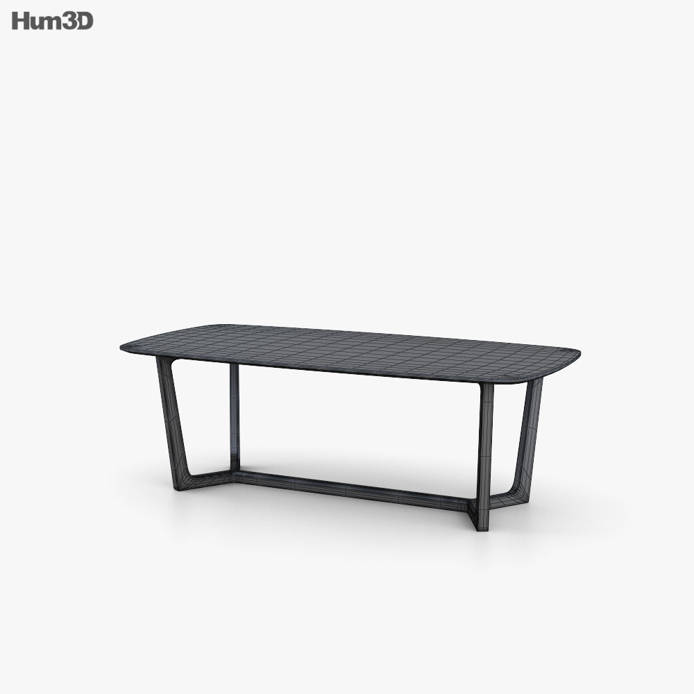Poliform Concorde Table 3D model - Download in MAX, OBJ, FBX, C4D
