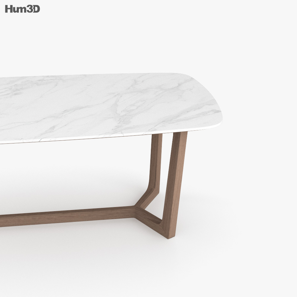 Poliform Concorde Table 3D model - Download in MAX, OBJ, FBX, C4D