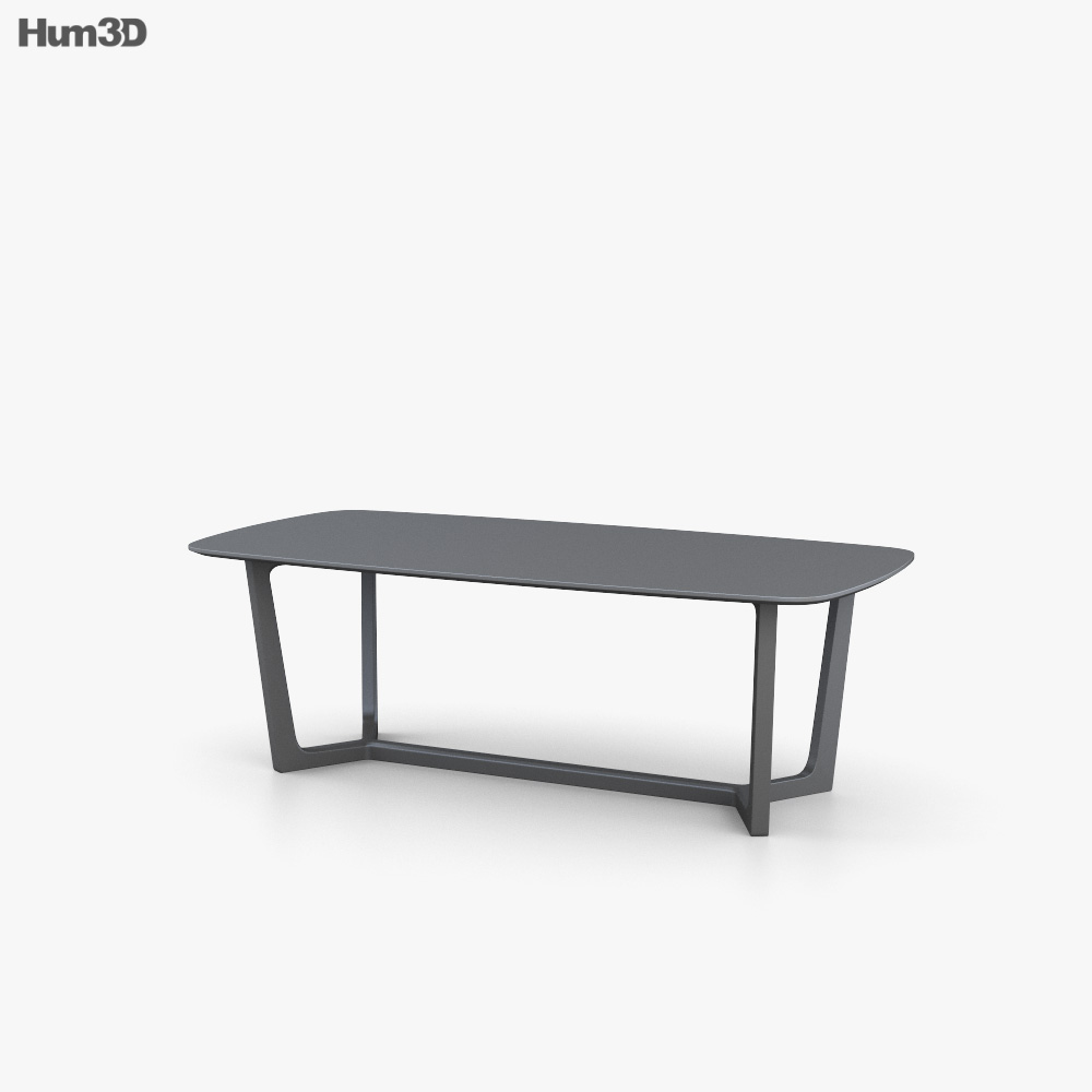 Poliform Concorde Table 3D model - Download in MAX, OBJ, FBX, C4D