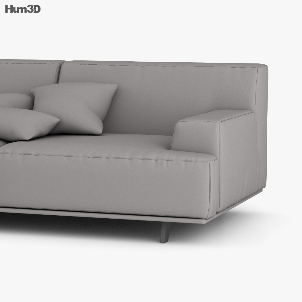 Poliform Tribeca Sofa 3D model - Download in MAX, OBJ, FBX, C4D