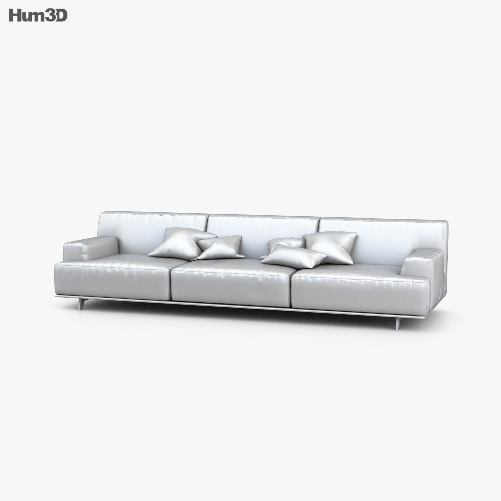 Poliform Tribeca Sofa 3D model - Download in MAX, OBJ, FBX, C4D