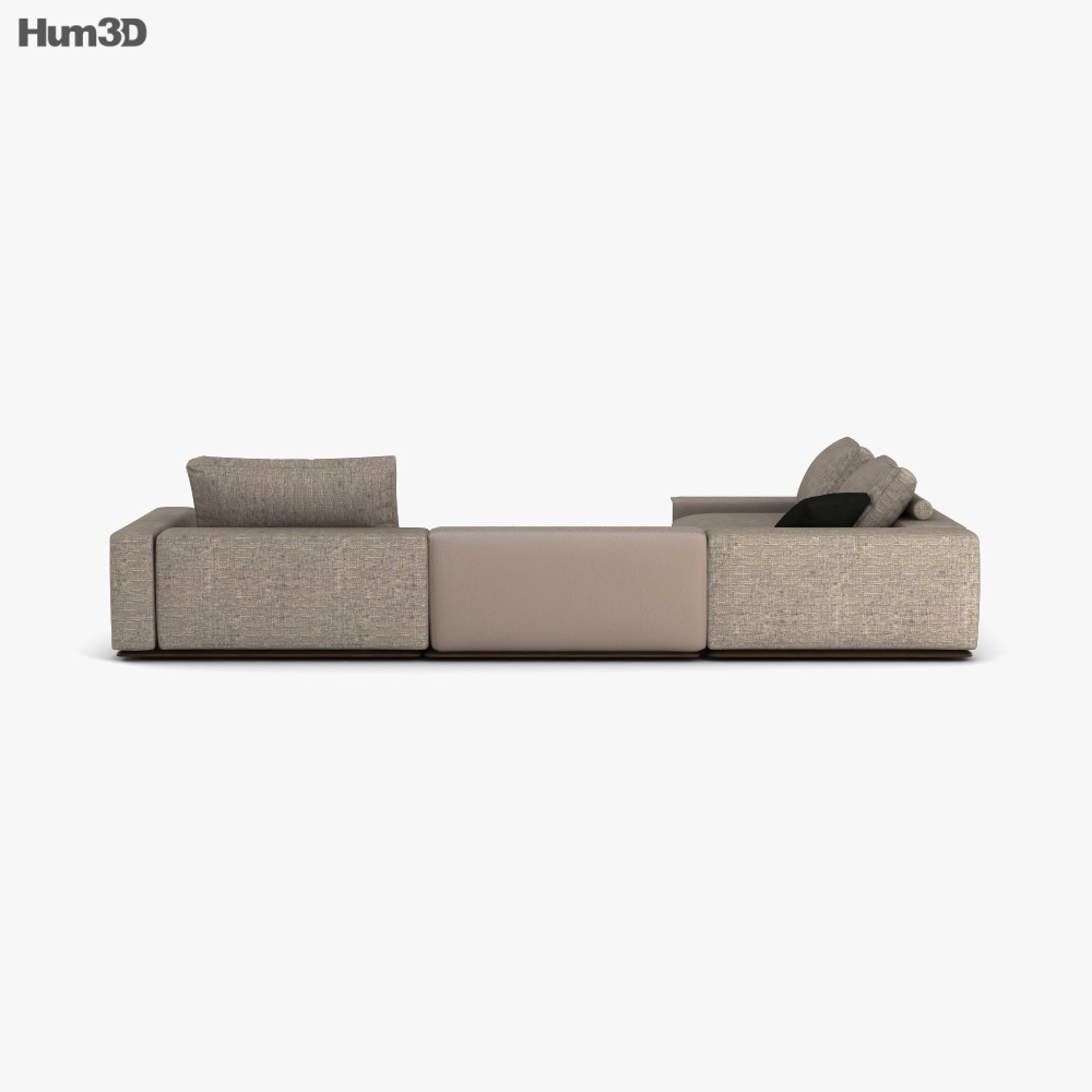 Poliform Westside Sofa 3D model - Download in MAX, OBJ, FBX, C4D