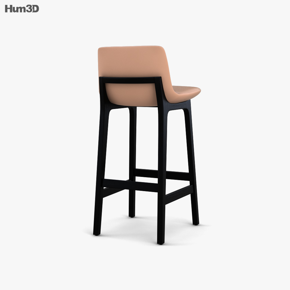 Poliform Ventura Bar stool 3D model - Download in MAX, OBJ, FBX, C4D