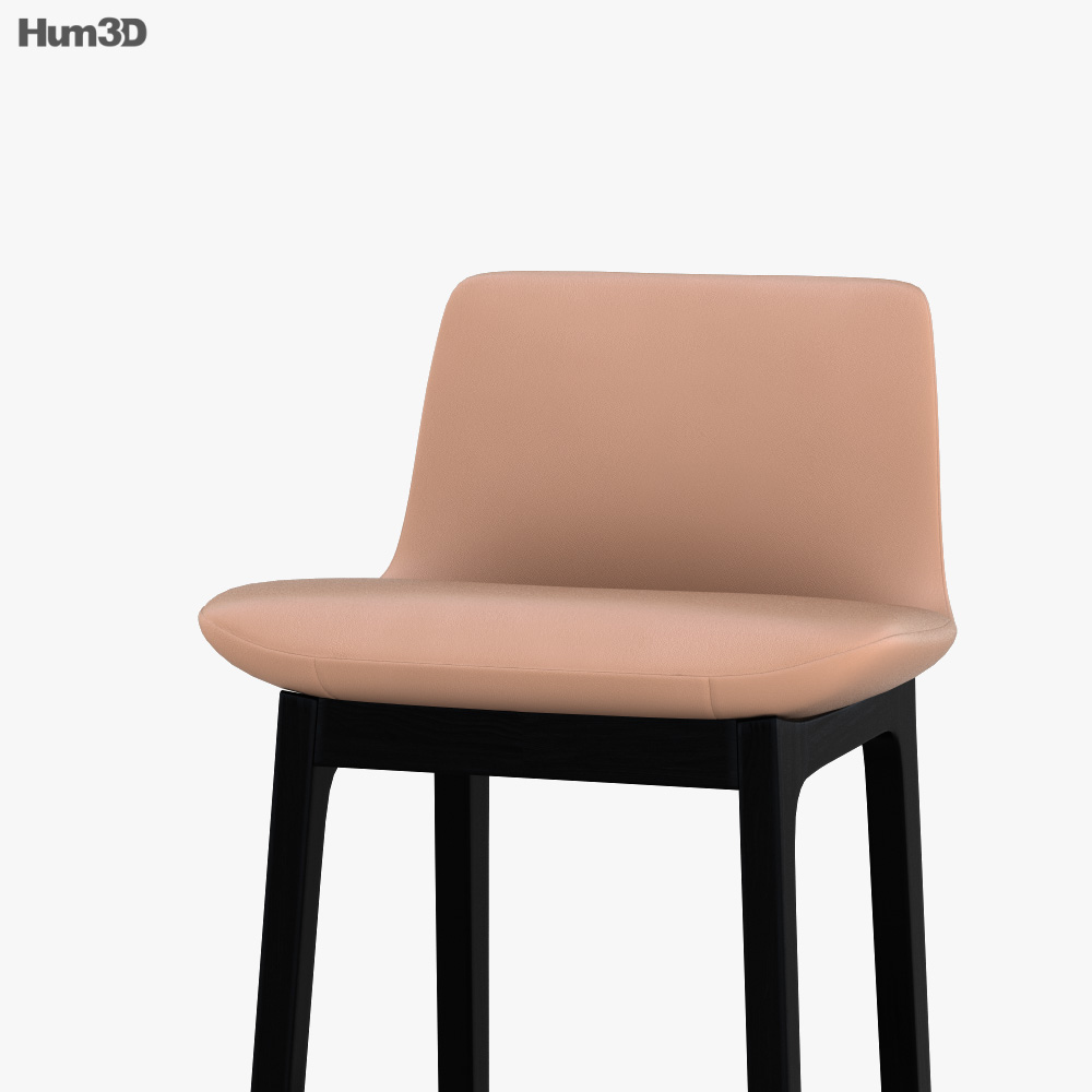 Poliform Ventura Bar stool 3D model - Download in MAX, OBJ, FBX, C4D