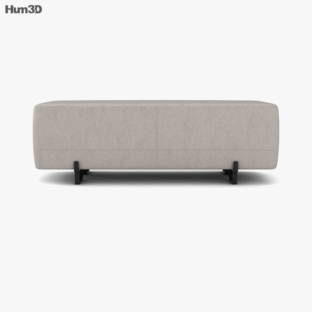 Poliform New York Poof 3D model - Download in MAX, OBJ, FBX, C4D