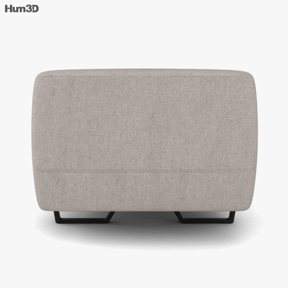 Poliform New York Poof 3D model - Download in MAX, OBJ, FBX, C4D