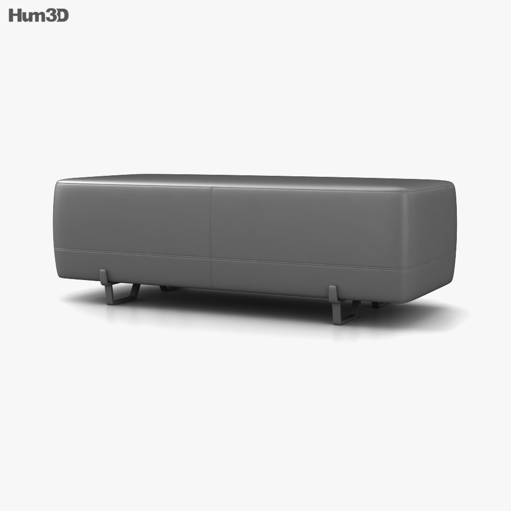 Poliform New York Poof 3D model - Download in MAX, OBJ, FBX, C4D