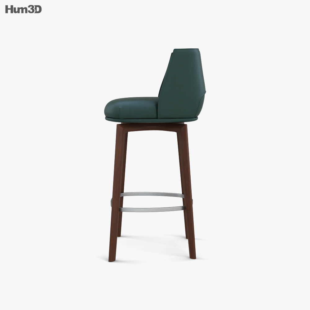 Poltrona Frau Archibald Stool 3D model - Download in MAX, OBJ, FBX, C4D