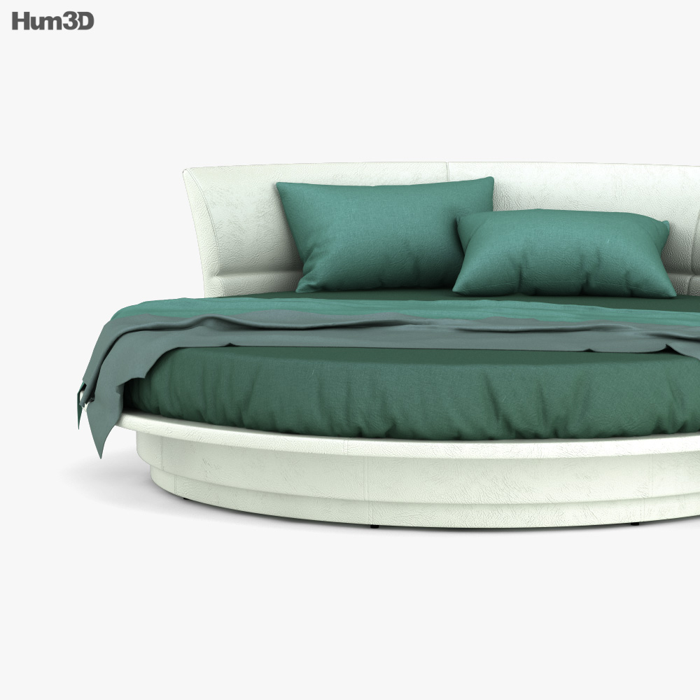 Poltrona Frau Lullaby Due Bed 3D model - Download in MAX, OBJ, FBX, C4D