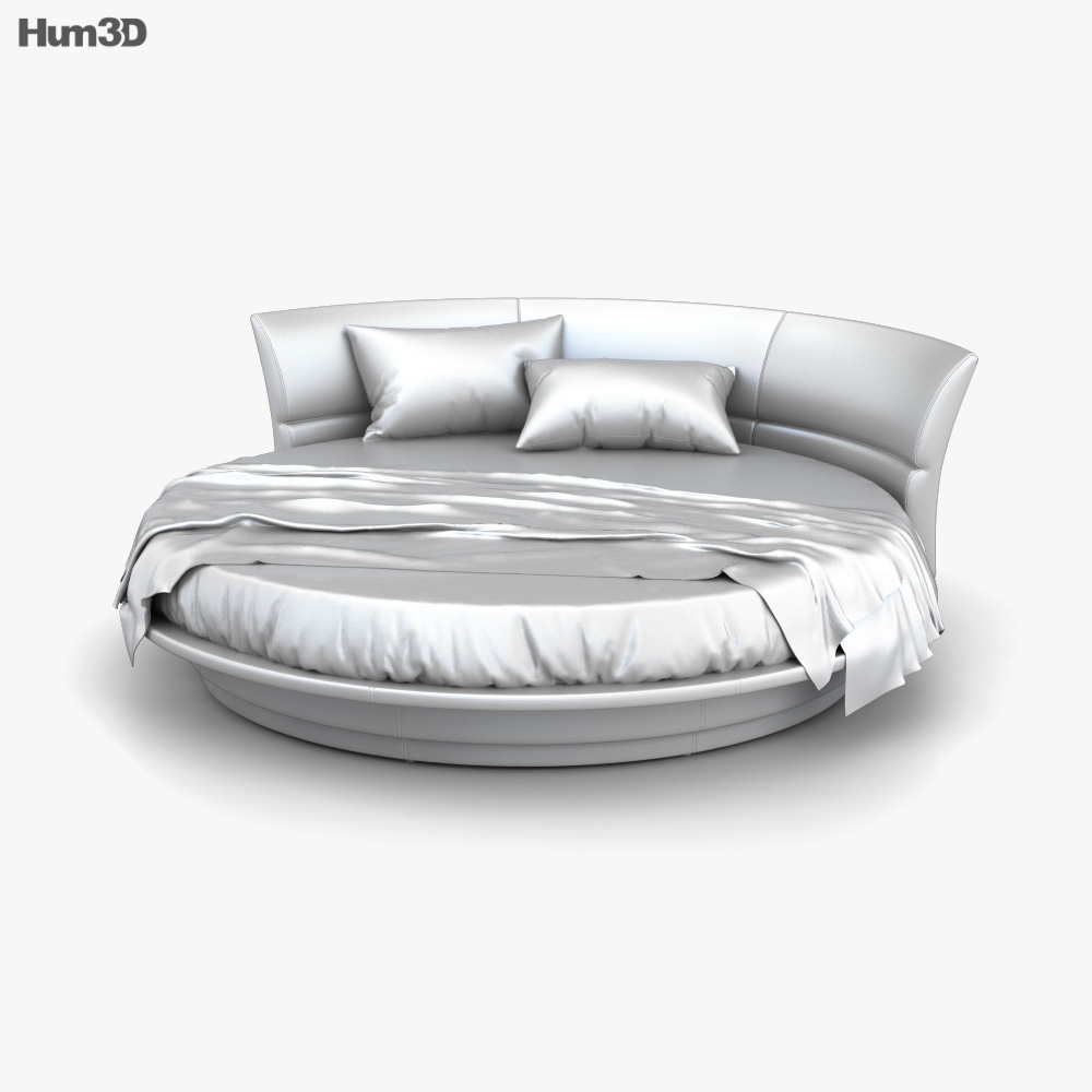 Poltrona Frau Lullaby Due Bed 3D model - Download in MAX, OBJ, FBX, C4D