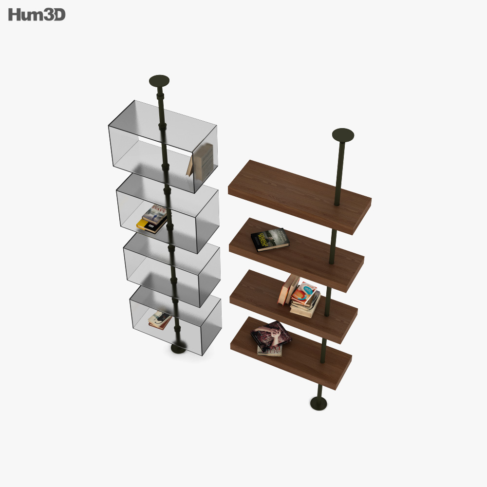 Porada Domino Shelf 3D model - Download in MAX, OBJ, FBX, C4D