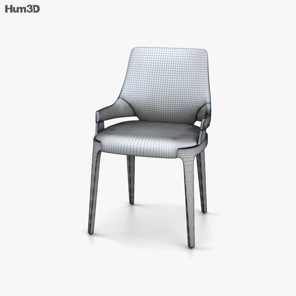 Potocco Velis Chair 3D model - Download in MAX, OBJ, FBX, C4D