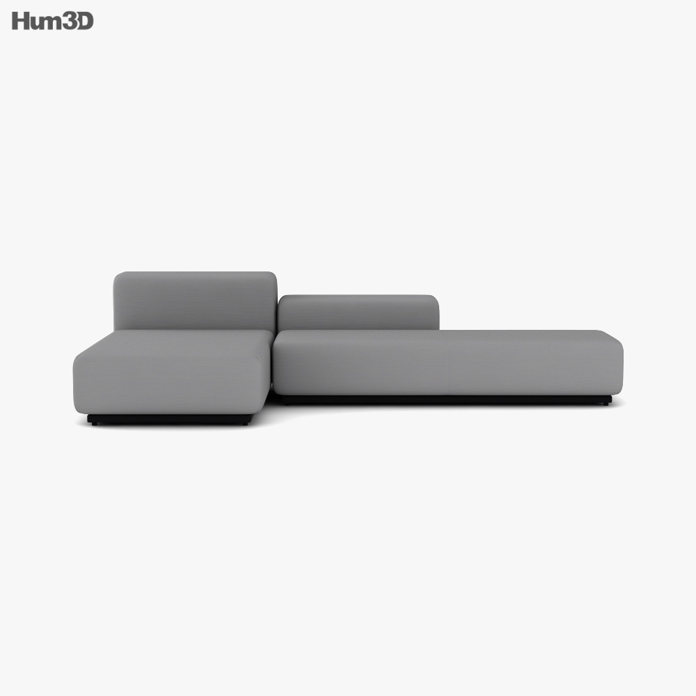 Prostoria Klaster Sofa 3D model - Download in MAX, OBJ, FBX, C4D
