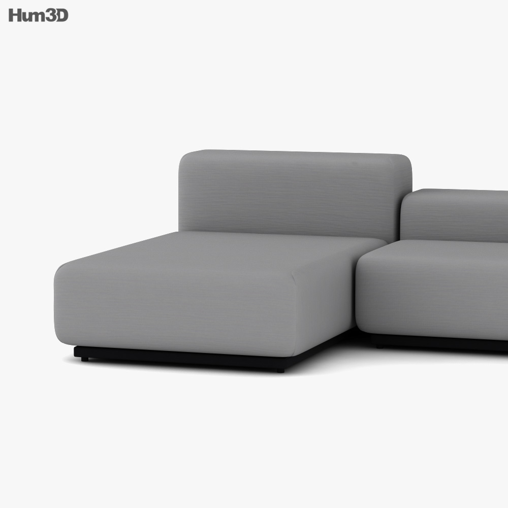 Prostoria Klaster Sofa 3D model - Download in MAX, OBJ, FBX, C4D