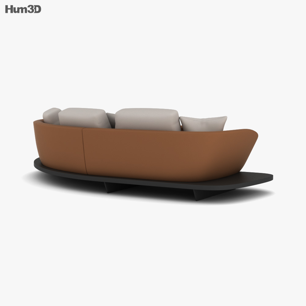 Reflex Segno Sofa 3D model - Download in MAX, OBJ, FBX, C4D