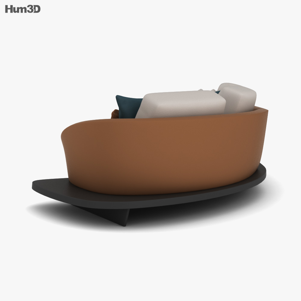 Reflex Segno Sofa 3D model - Download in MAX, OBJ, FBX, C4D