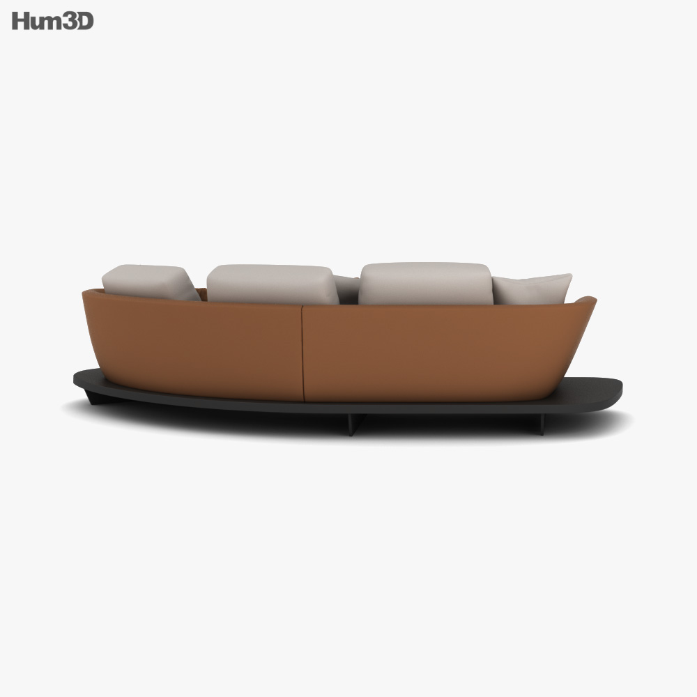 Reflex Segno Sofa 3D model - Download in MAX, OBJ, FBX, C4D